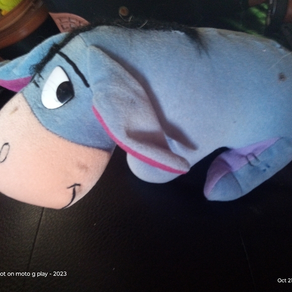 Disney | Other | Blue Eeyore Stuffed Animal The Tail Even Comes Off ...